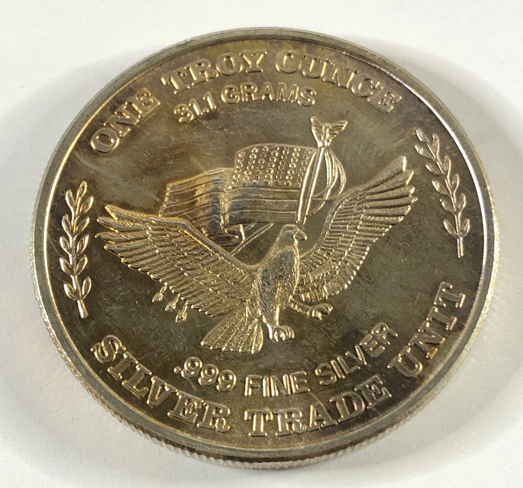 One Troy Ounce .999 Fine Silver Round*Minted From US Strategic ...