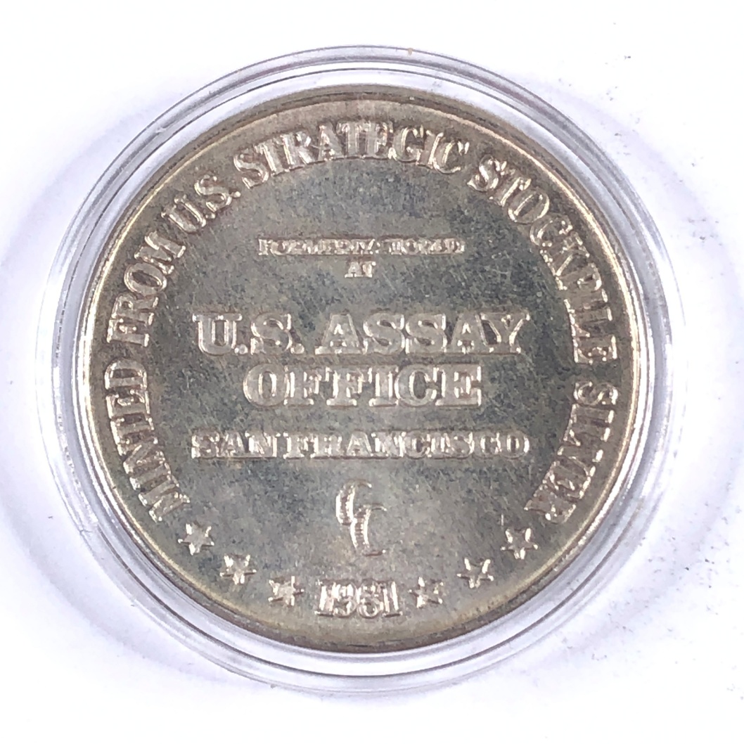 One Troy Ounce .999 Fine Silver Round*Minted From US Strategic ...