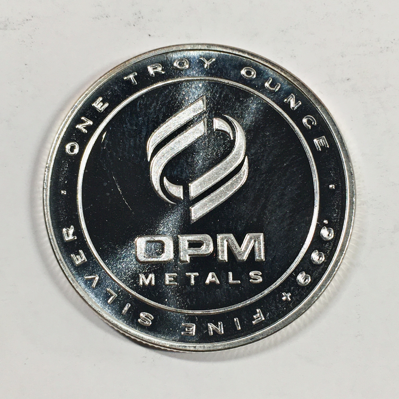 One Troy Ounce .999 Fine Silver Round*OPM Metals | Property Room