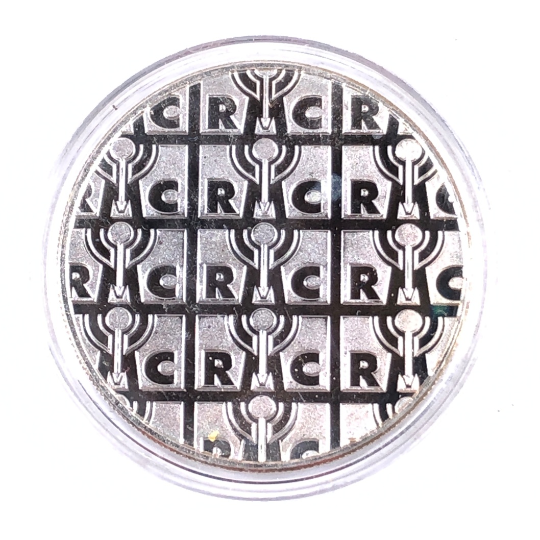 One Troy Ounce .999 Fine Silver Round*Republic Metals Corp*In Capsule ...