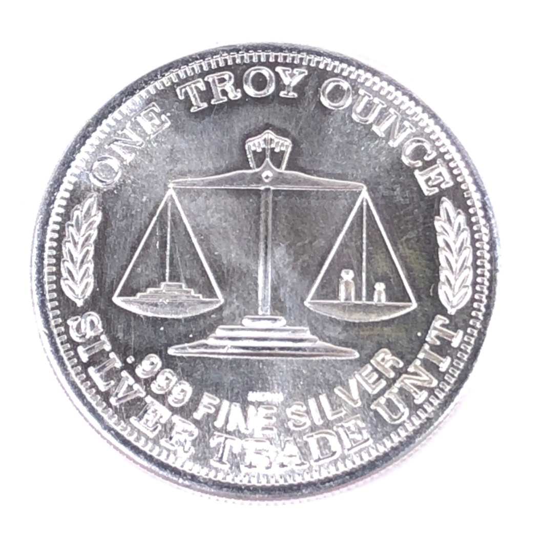 One Troy Ounce .999 Fine Silver Round*Silver Trade Unit | Property Room