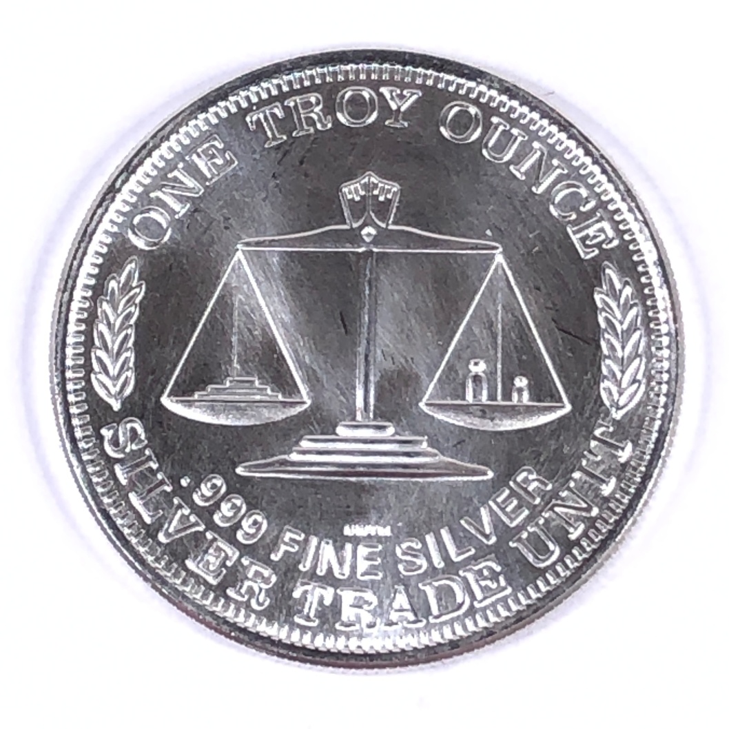 One Troy Ounce .999 Fine Silver Round*Silver Trade Unit | Property Room