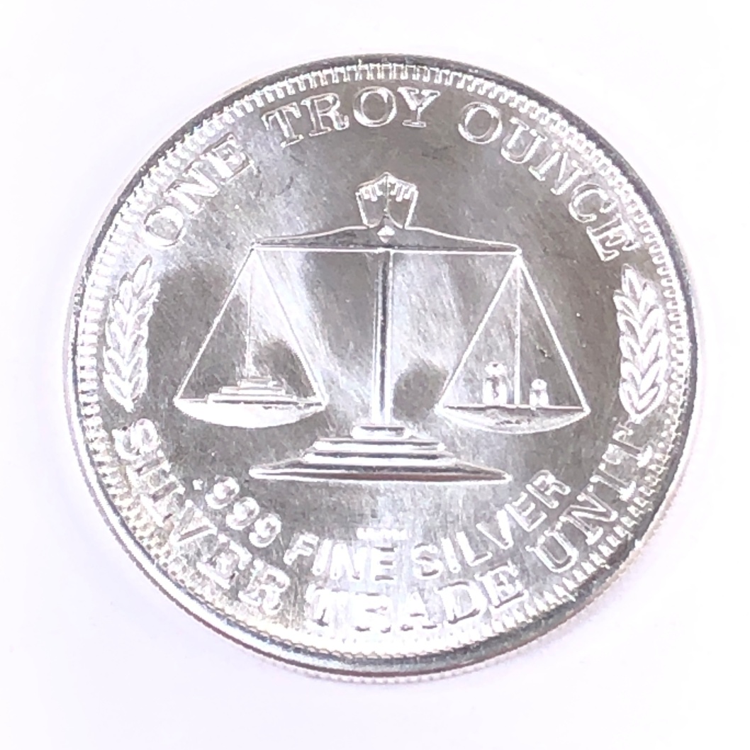 One Troy Ounce .999 Fine Silver Round*Silver Trade Unit | Property Room