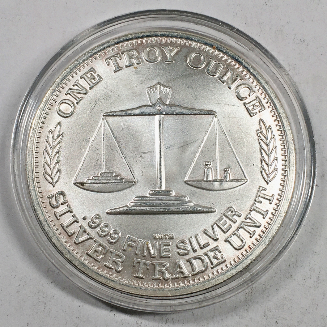 One Troy Ounce .999 Fine Silver Round*Silver Trade Unit | Property Room