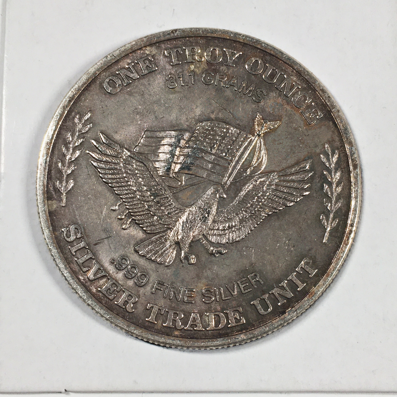 One Troy Ounce .999 Fine Silver Round*Silver Trade Unite*US Assay ...