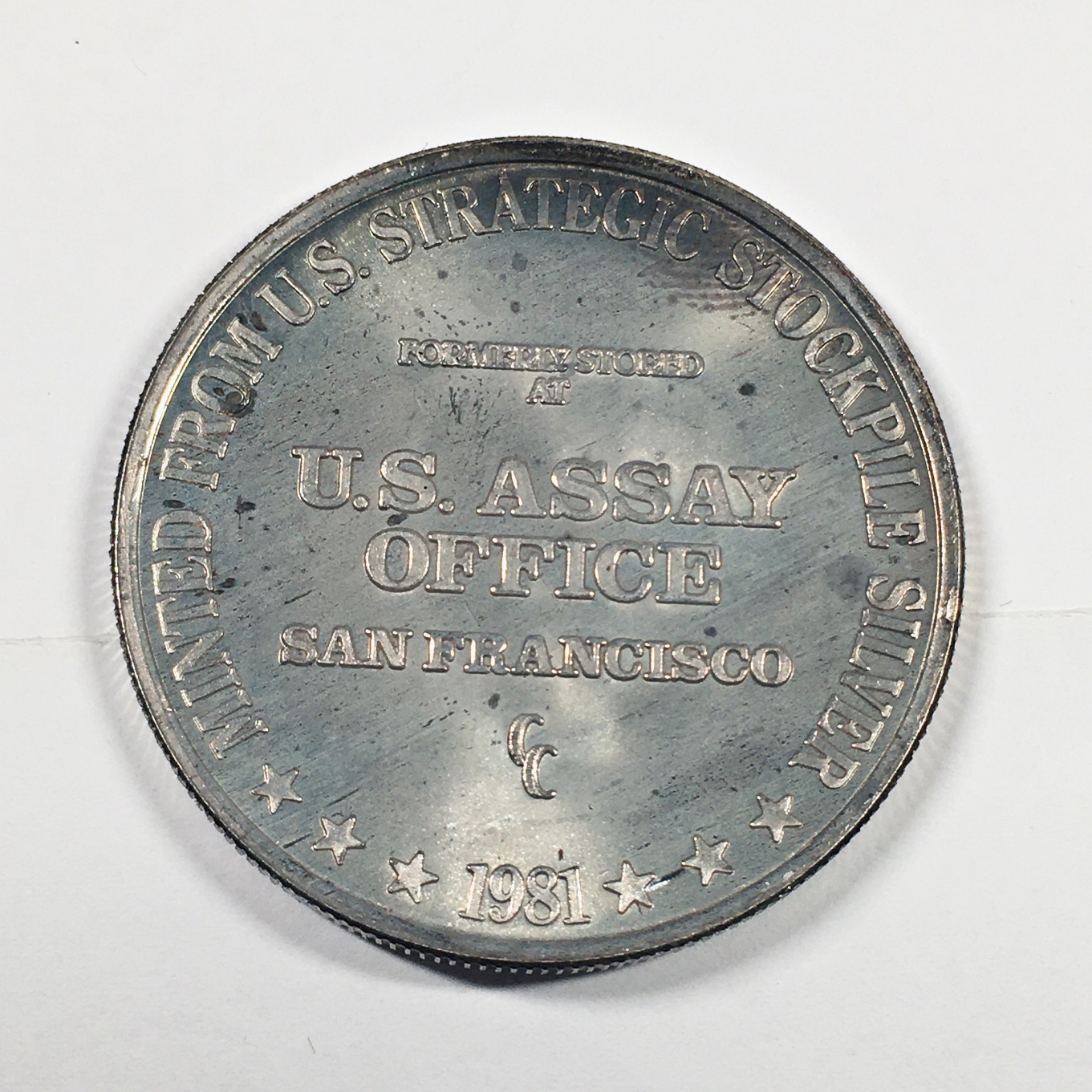 One Troy Ounce .999 Fine Silver Round*Silver Trade Unite*US Assay ...
