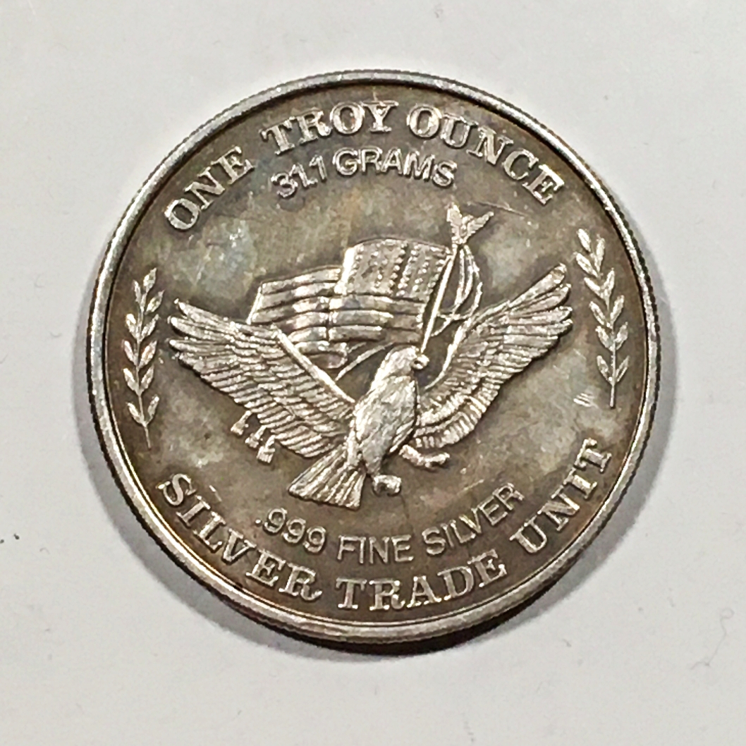 One Troy Ounce .999 Fine Silver Round*Silver Trade Unit*US Assay Office ...