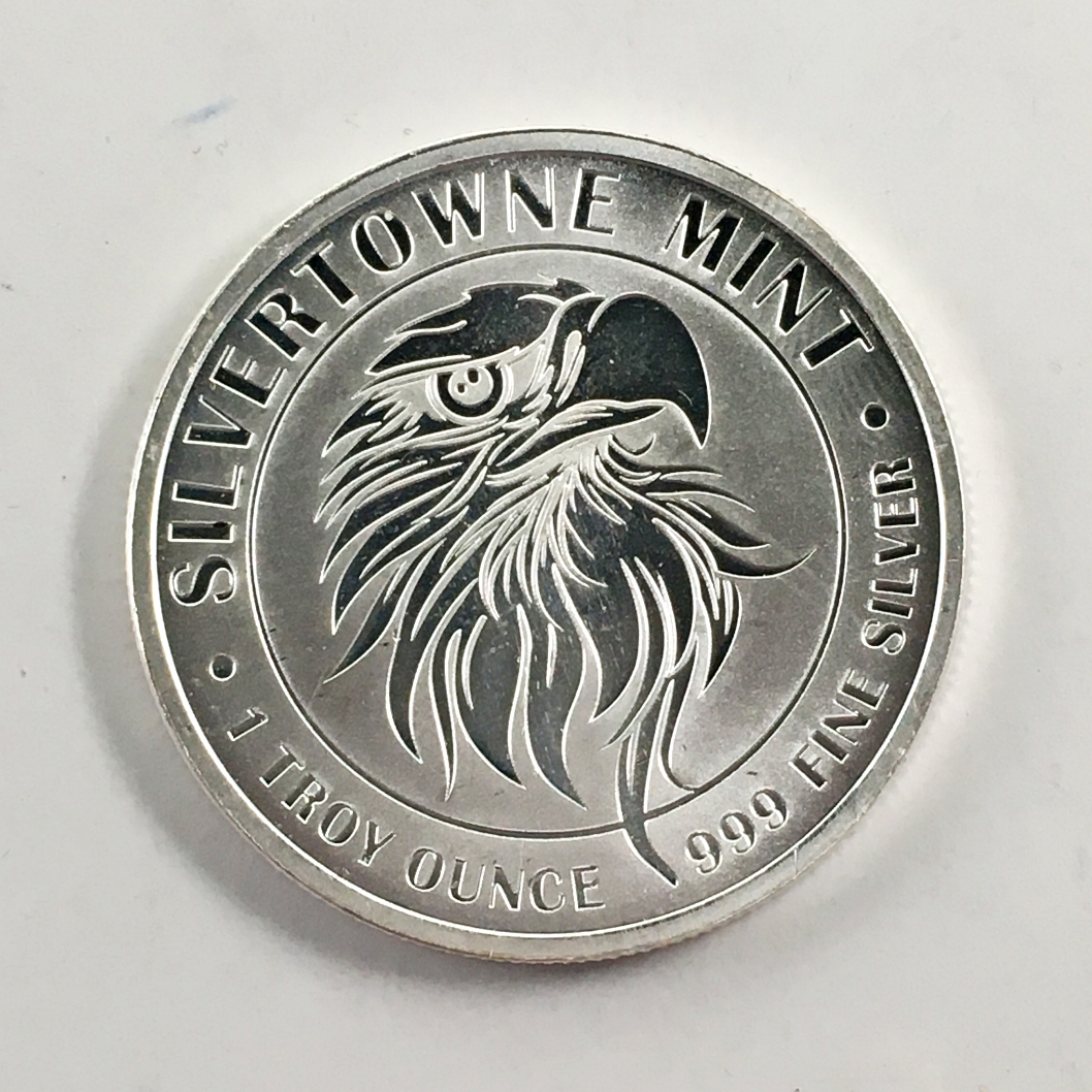 One Troy Ounce .999 Fine Silver Round*Silver-Towne | Property Room