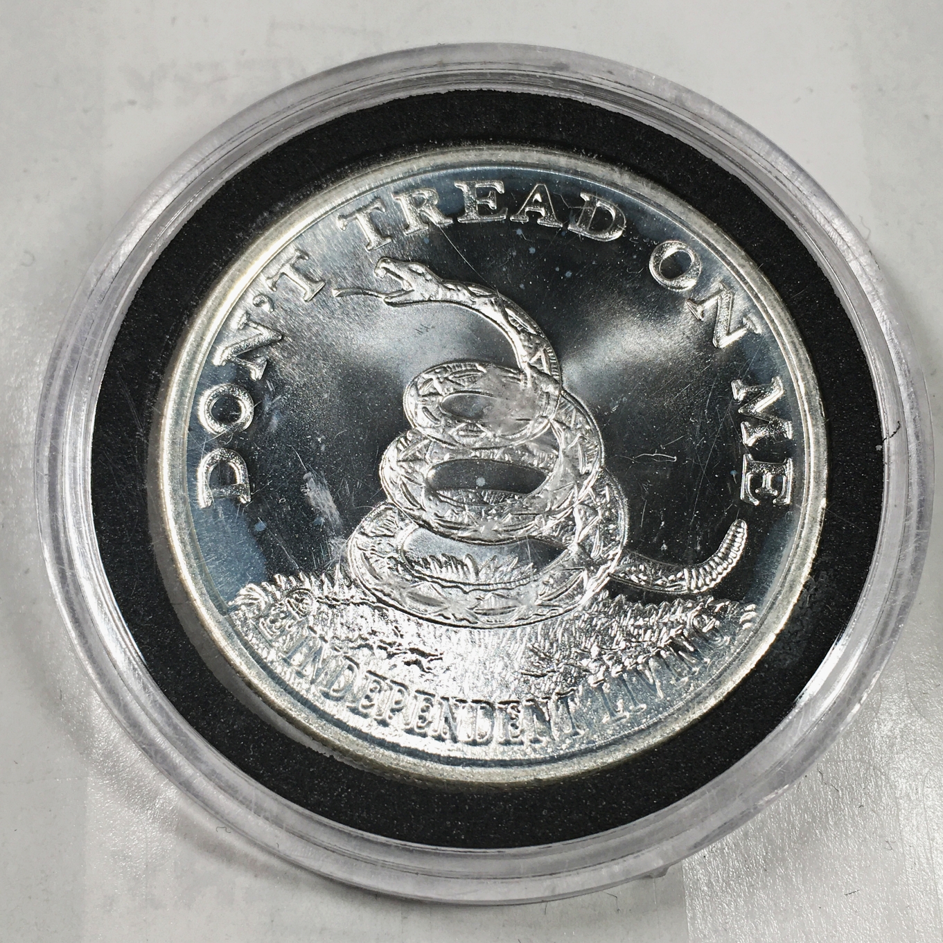 One Troy Ounce .999 Fine Silver Round*Snake*Don't Tread On Me*Boston ...