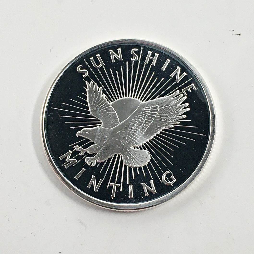 One Troy Ounce .999 Fine Silver Round*Sunshine Minting | Property Room
