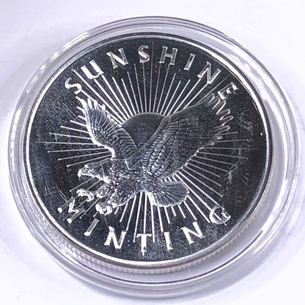 One Troy Ounce .999 Fine Silver Round*Sunshine Minting | Property Room