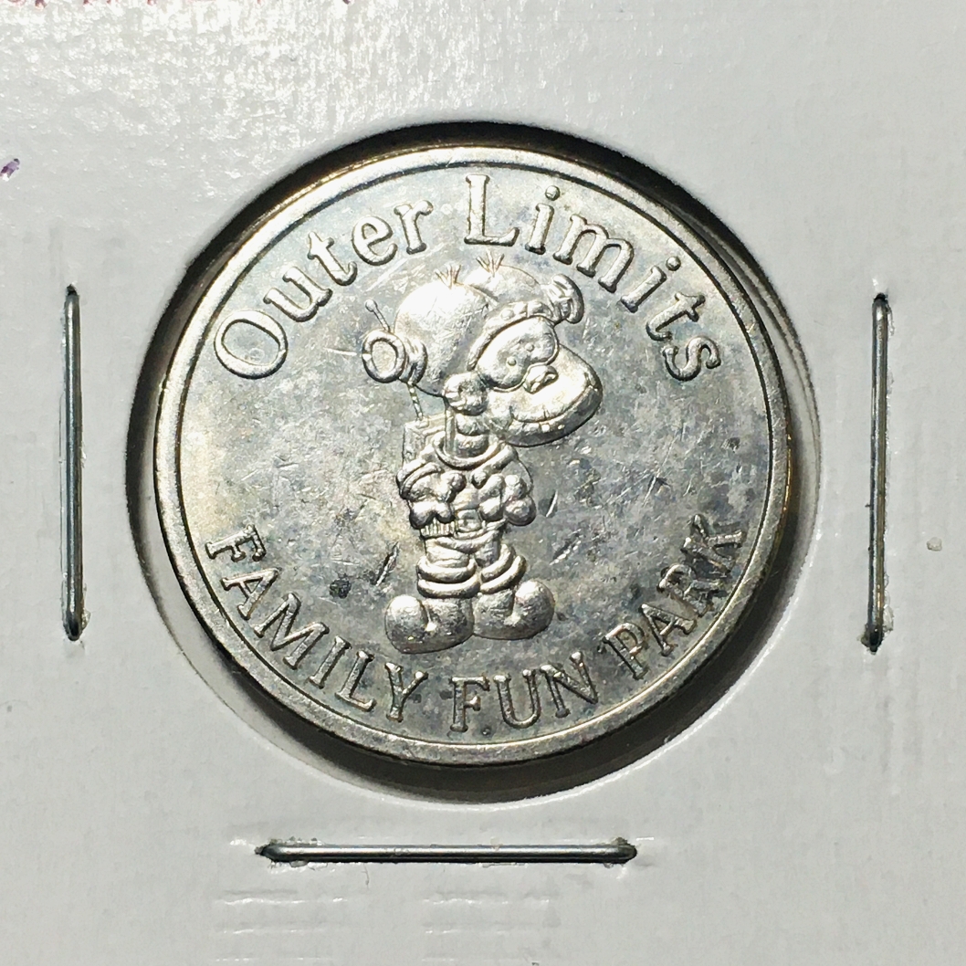 Outer Limits Family Fun Park Token*Nickel*23mm | Property Room
