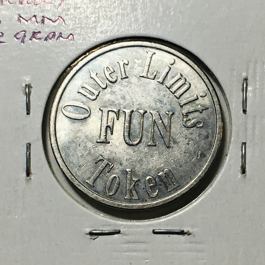 Outer Limits Family Fun Park Token*Nickel*23mm | Property Room