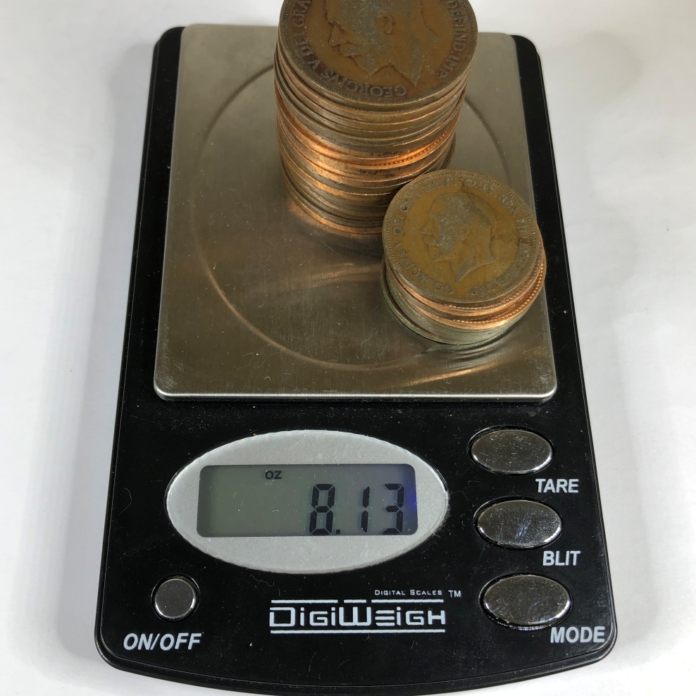 Over Half a Pound 8 oz of World Coins of Britain Great Mix of Dates ...