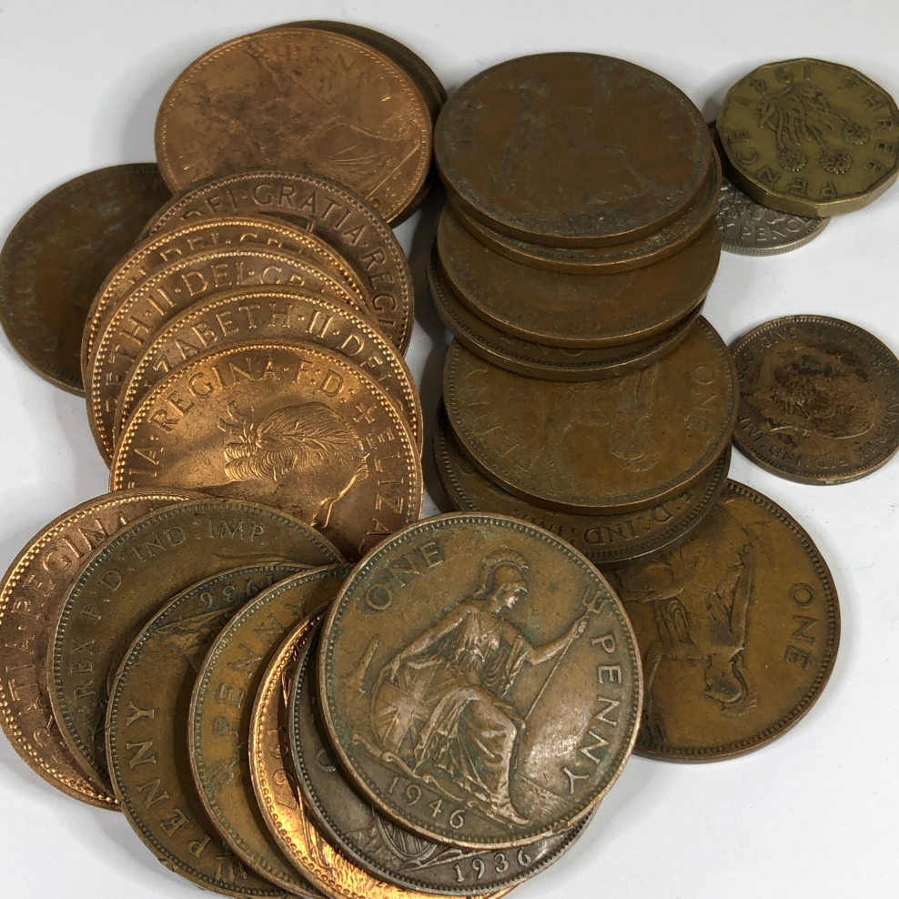 Over Half a Pound 8 oz of World Coins of Britain Great Mix of Dates ...