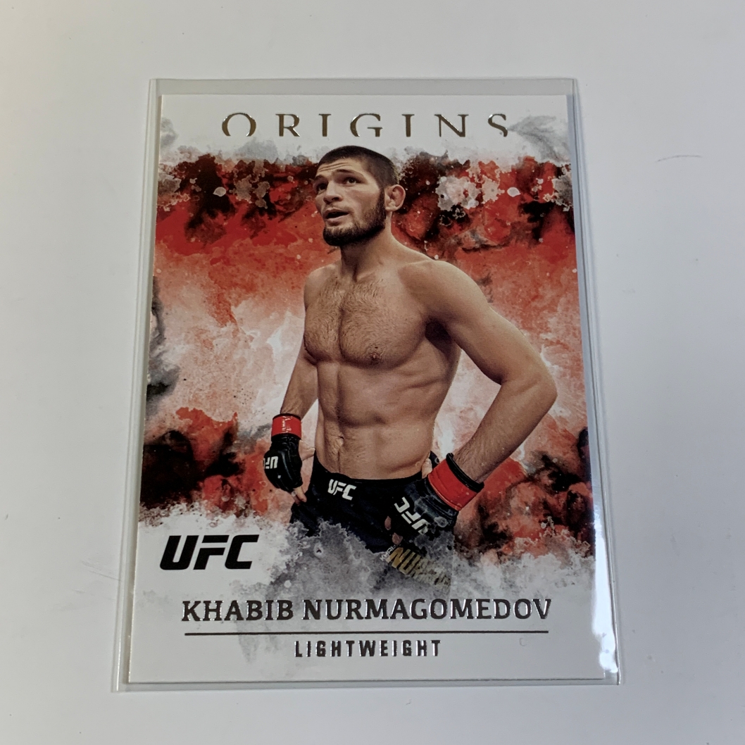 Panini UFC Origins Khabib Nurmagomedov Card in Protective Holder ...