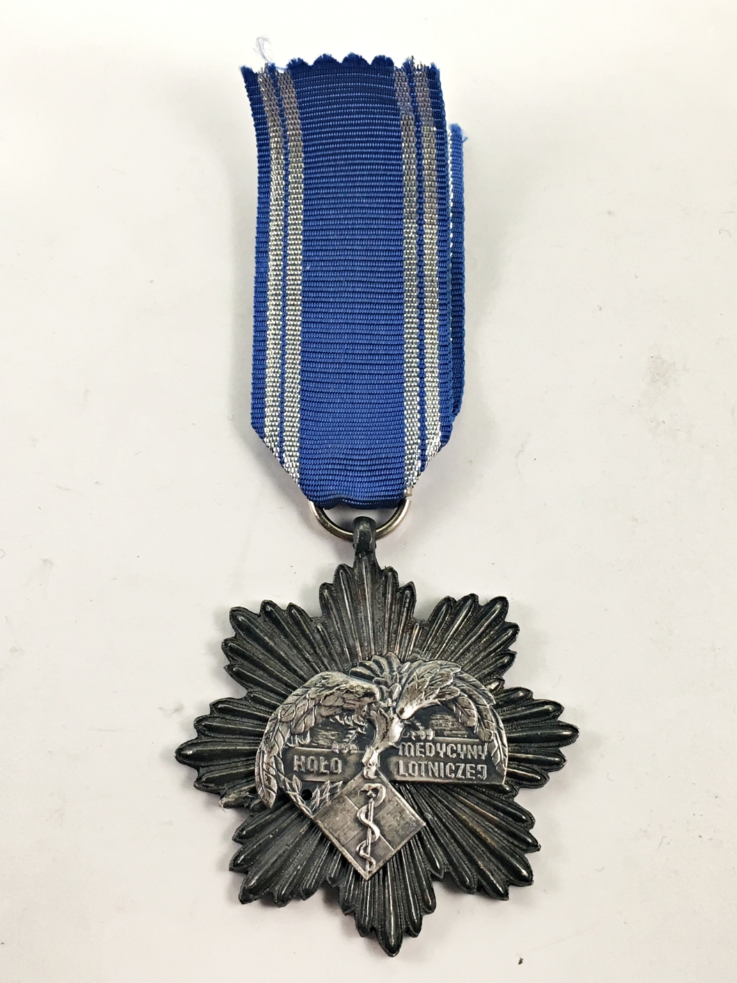 Polish Soviet Era Silver Medical Institute Medallion | Property Room