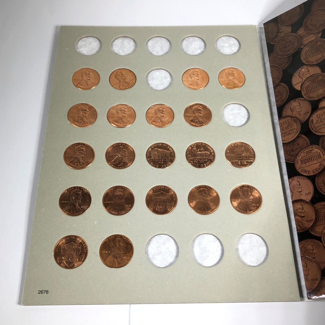 Pre-owned Cents Collector's Album*Includes 20 High Grade Red Lincoln ...