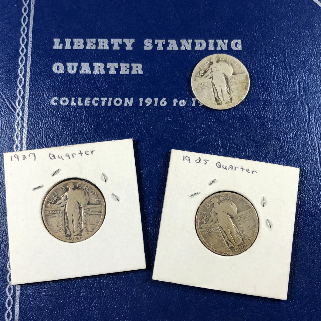 Pre-owned Liberty Standing Quarter Collector's Album 1916-1930*Includes ...