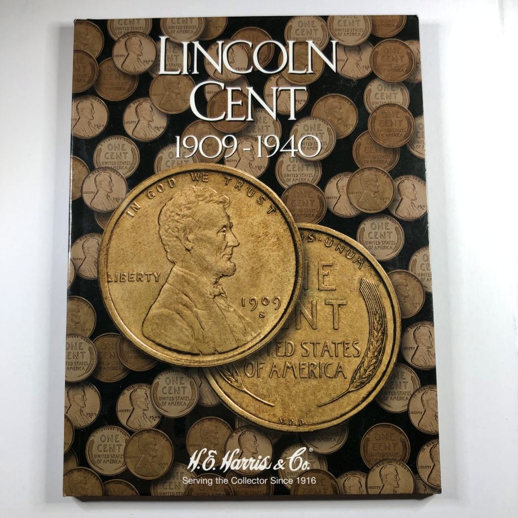 Pre-owned Lincoln Cent Collector's Album 1909-1940*Includes 30 Lincoln ...