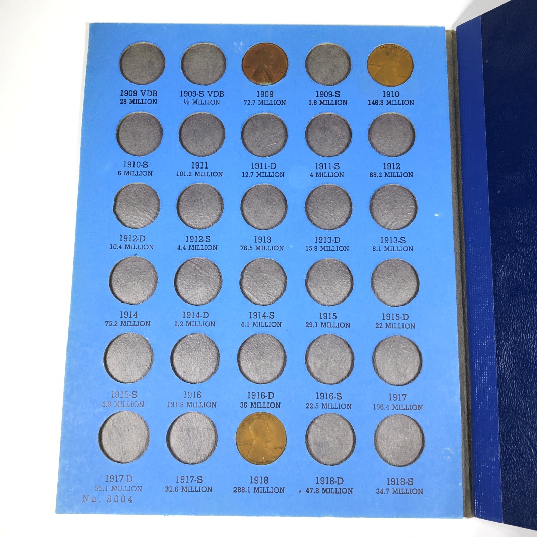 Pre-owned Lincoln Head Cent Collectors Album 1909-1940*Includes 24 ...