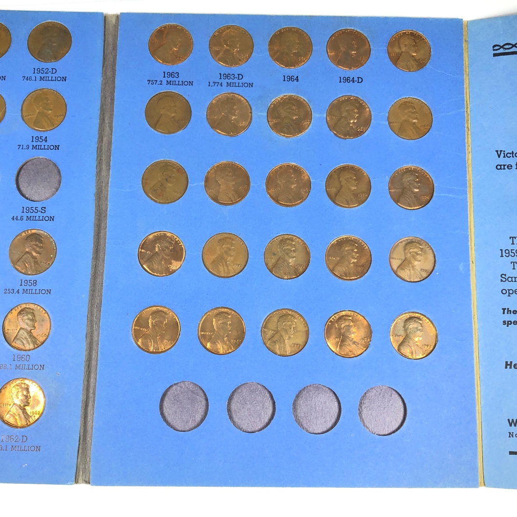Pre-owned Lincoln Head Cent Collector's Album Starting 1941*Includes ...