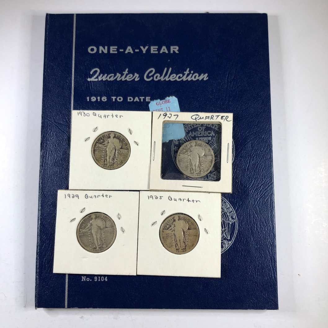 Pre-owned Quarter Collector's Album 1916-Date*Includes Four Silver ...