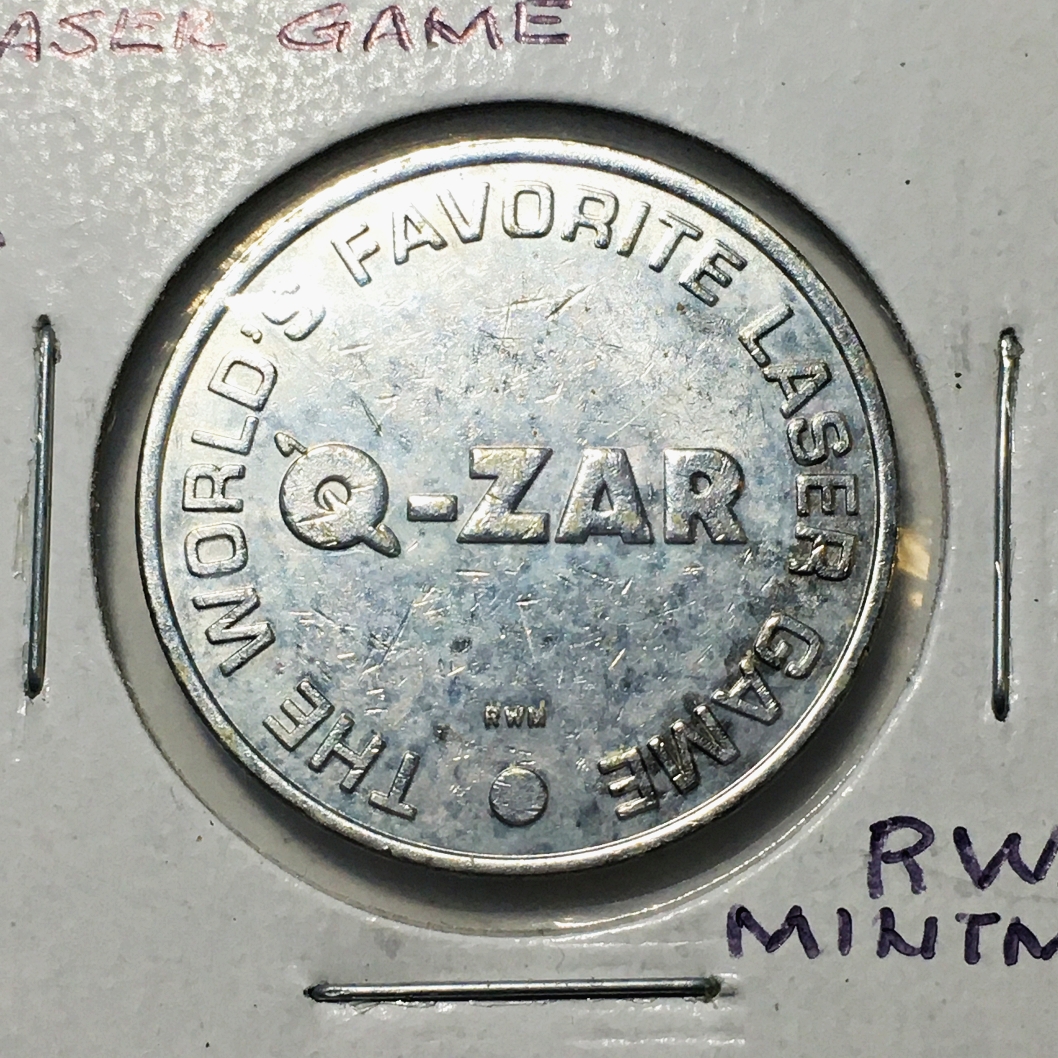 Q-Zar Game Token*The World's Favorite Lazer Game | Property Room