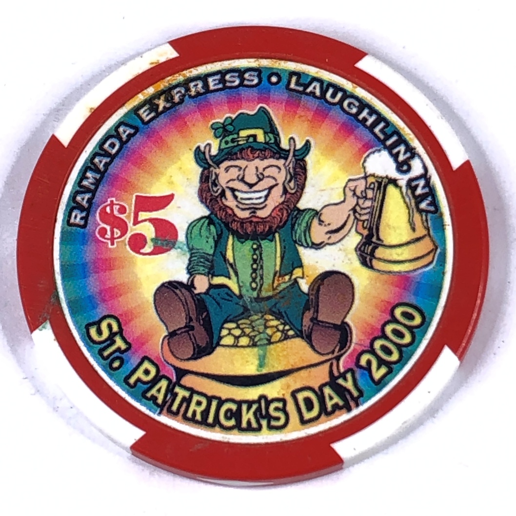Ramada Express; Laughlin, NV $5 Gaming Token*2000 St. Patrick's Day ...