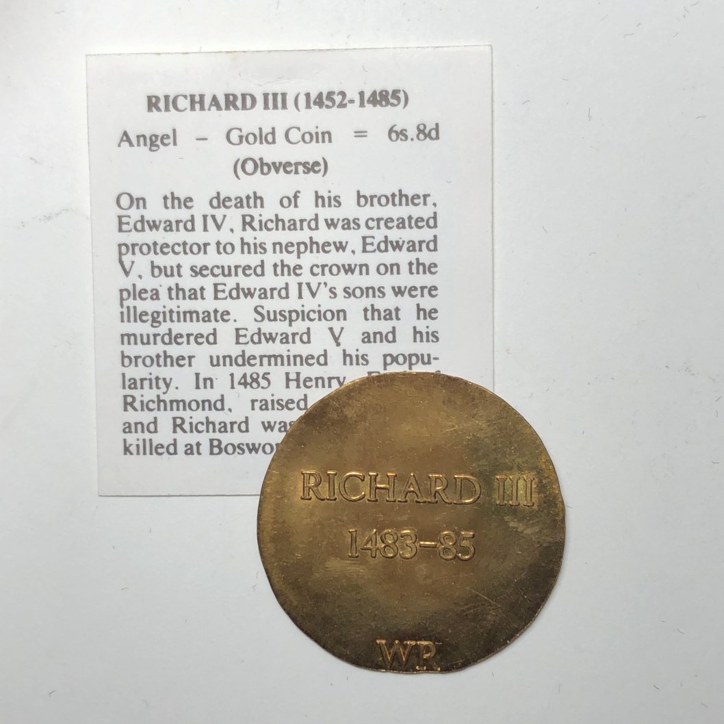 Replica Richard III Gold Coin Angel | Property Room