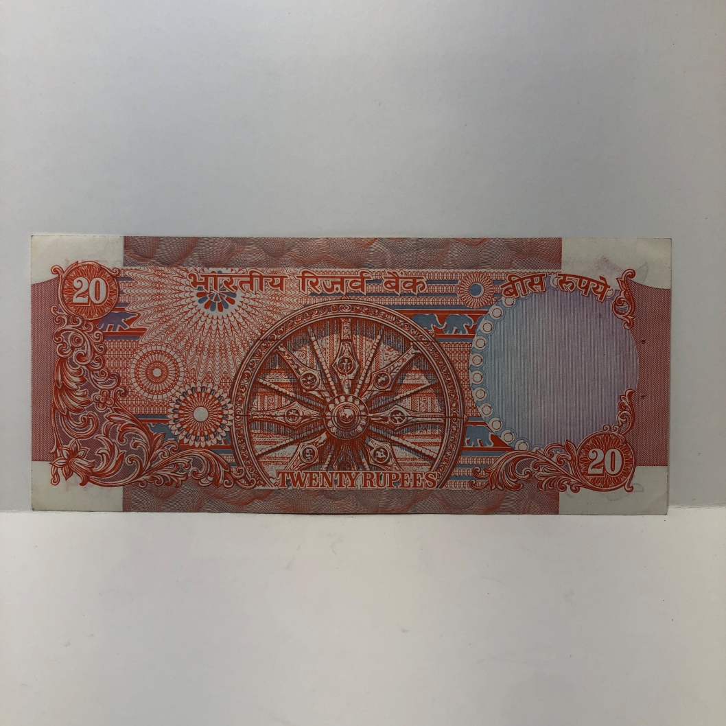 Reserve Bank of India 20 Rupees Bank Note *Crisp Uncirculated in ...
