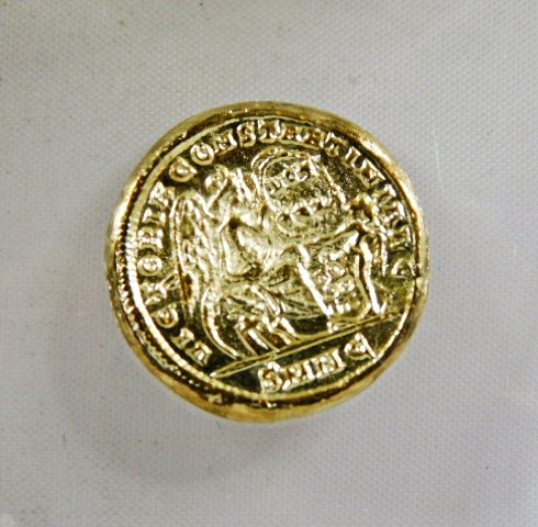 Roman Constantine I "The Great" Gold Solidus Replica | Property Room