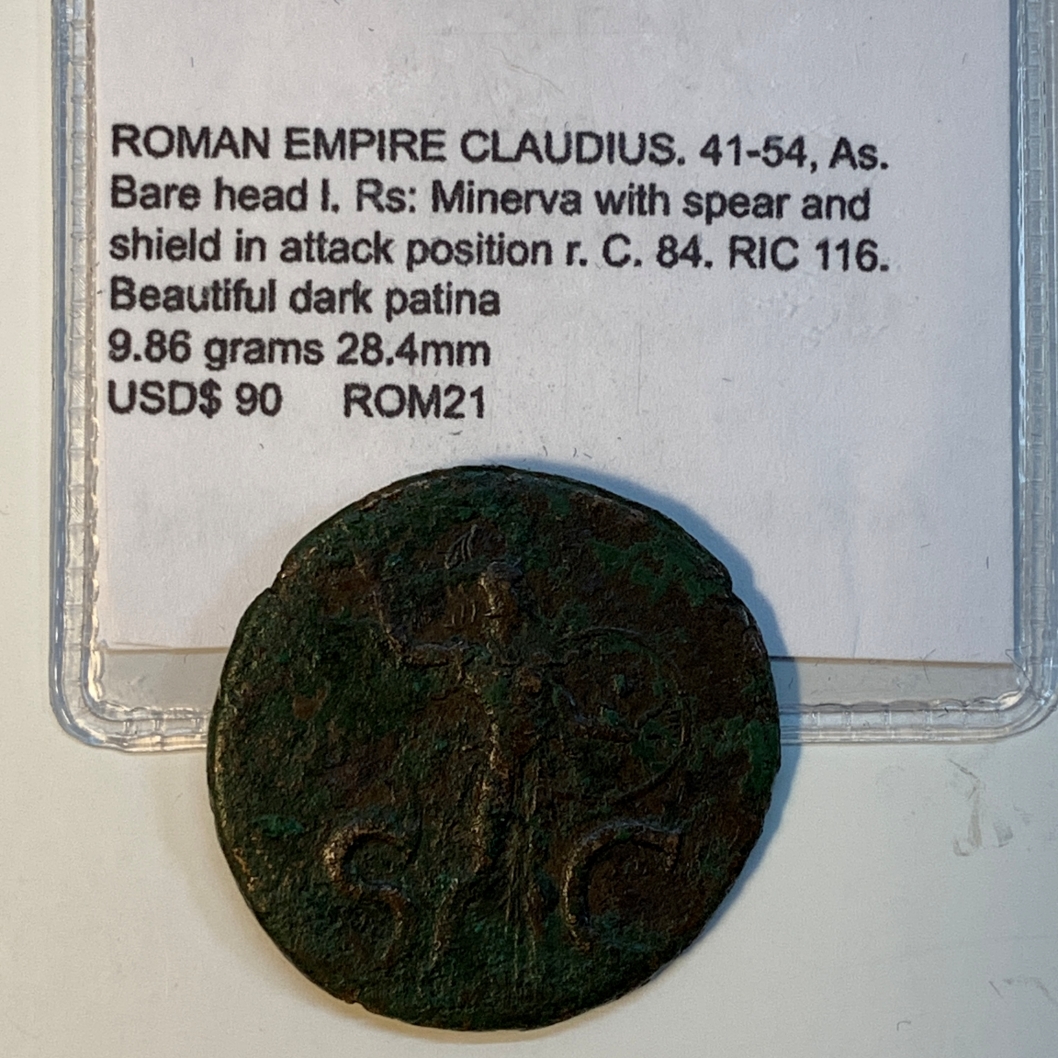 ROMAN EMPIRE CLAUDIUS 41-54AD , AE As. | Property Room