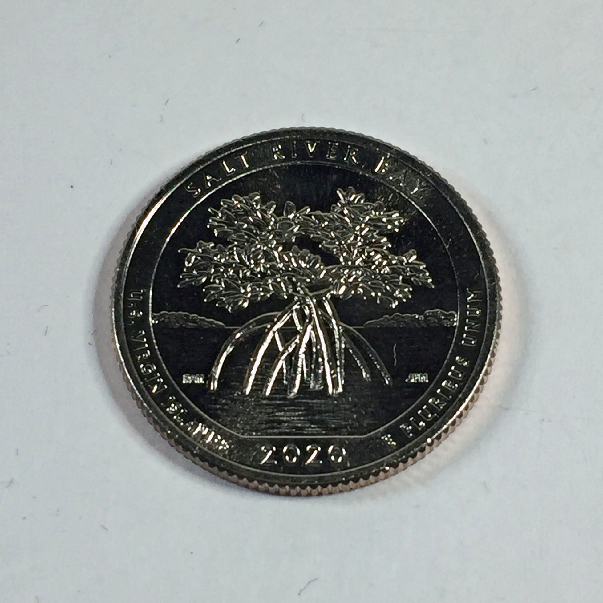 SCARCE MINT MARK*2020-W Salt River Bay Commemorative Quarter*Struck at ...