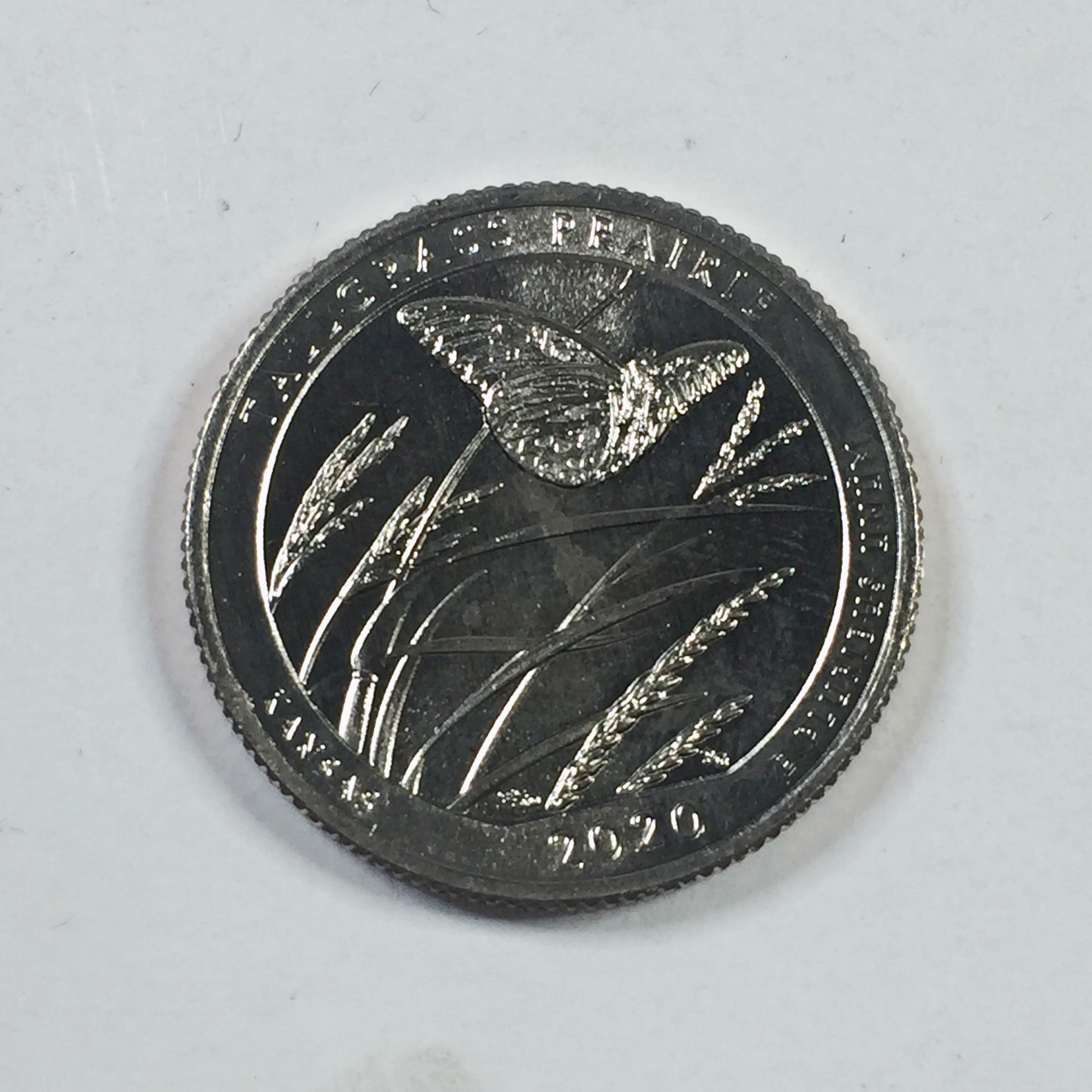 SCARCE MINT MARK*2020-W Tallgrass Prairie, Kansas Commemorative Quarter ...