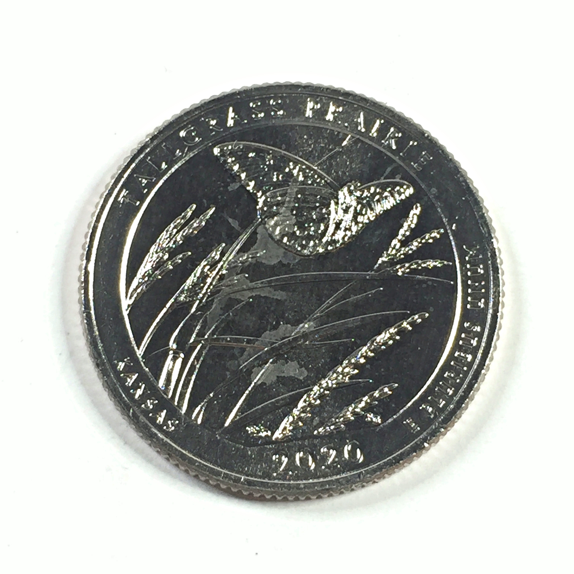 SCARCE MINT MARK*2020-W Tallgrass Prairie, Kansas Commemorative Quarter ...
