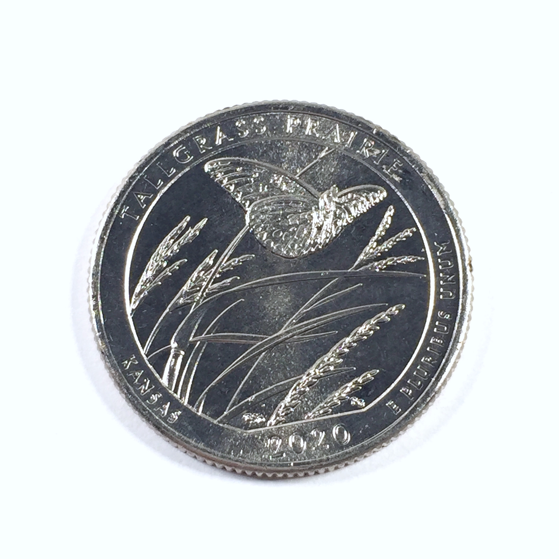 SCARCE MINT MARK*2020-W Tallgrass Prairie, Kansas Commemorative Quarter ...