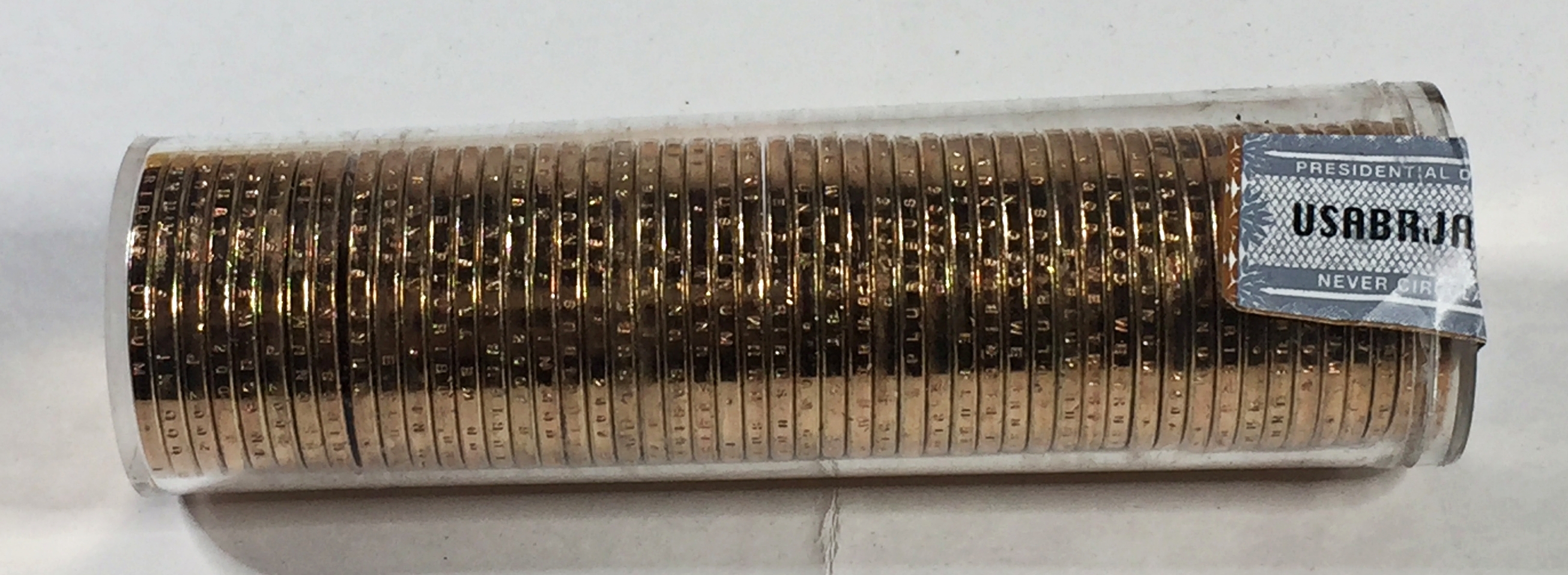 SEALED Ballistic Roll of 50 Never Circulated 2007-P John Adams ...