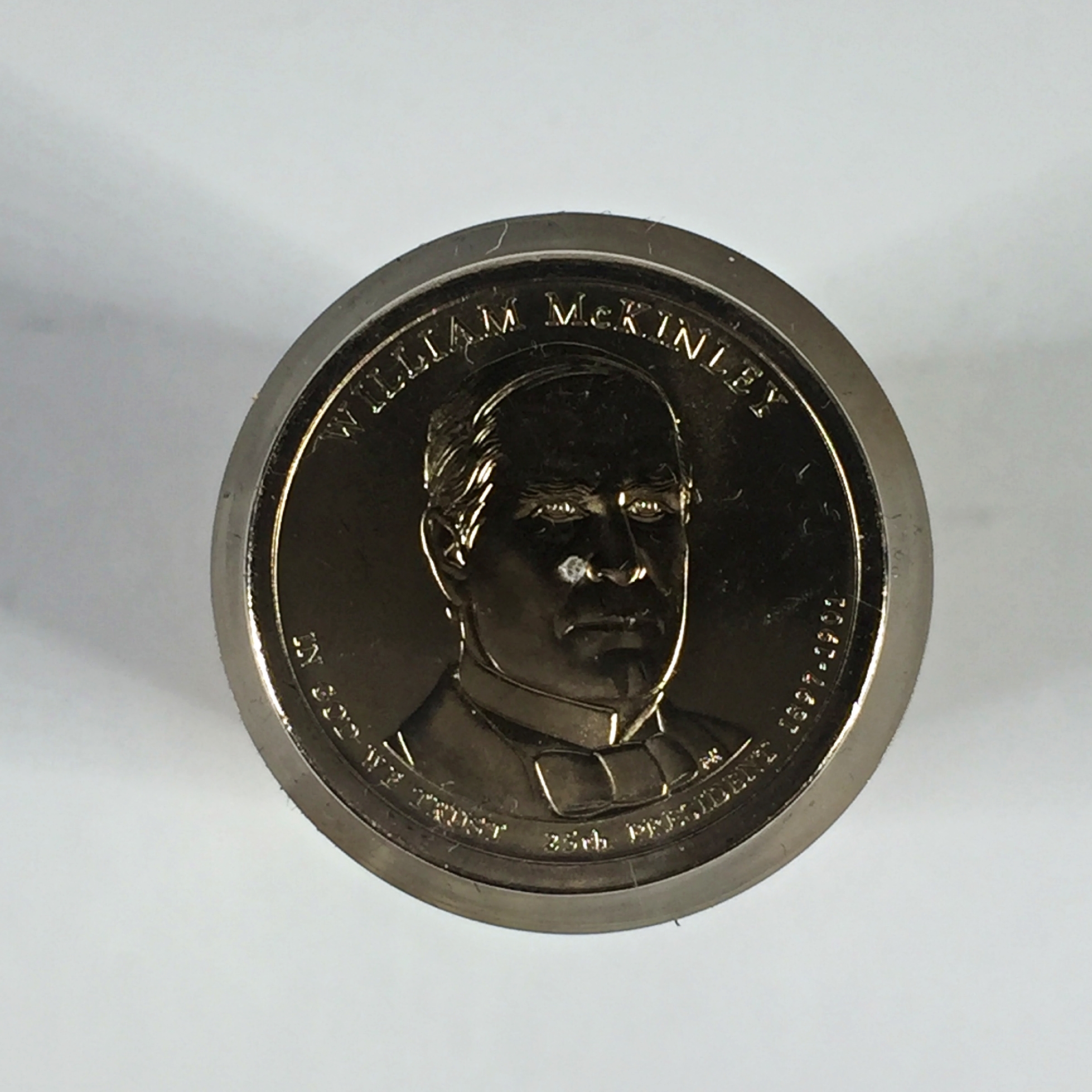 SEALED Ballistic Roll of 50 Never Circulated 2013-P William McKinley ...