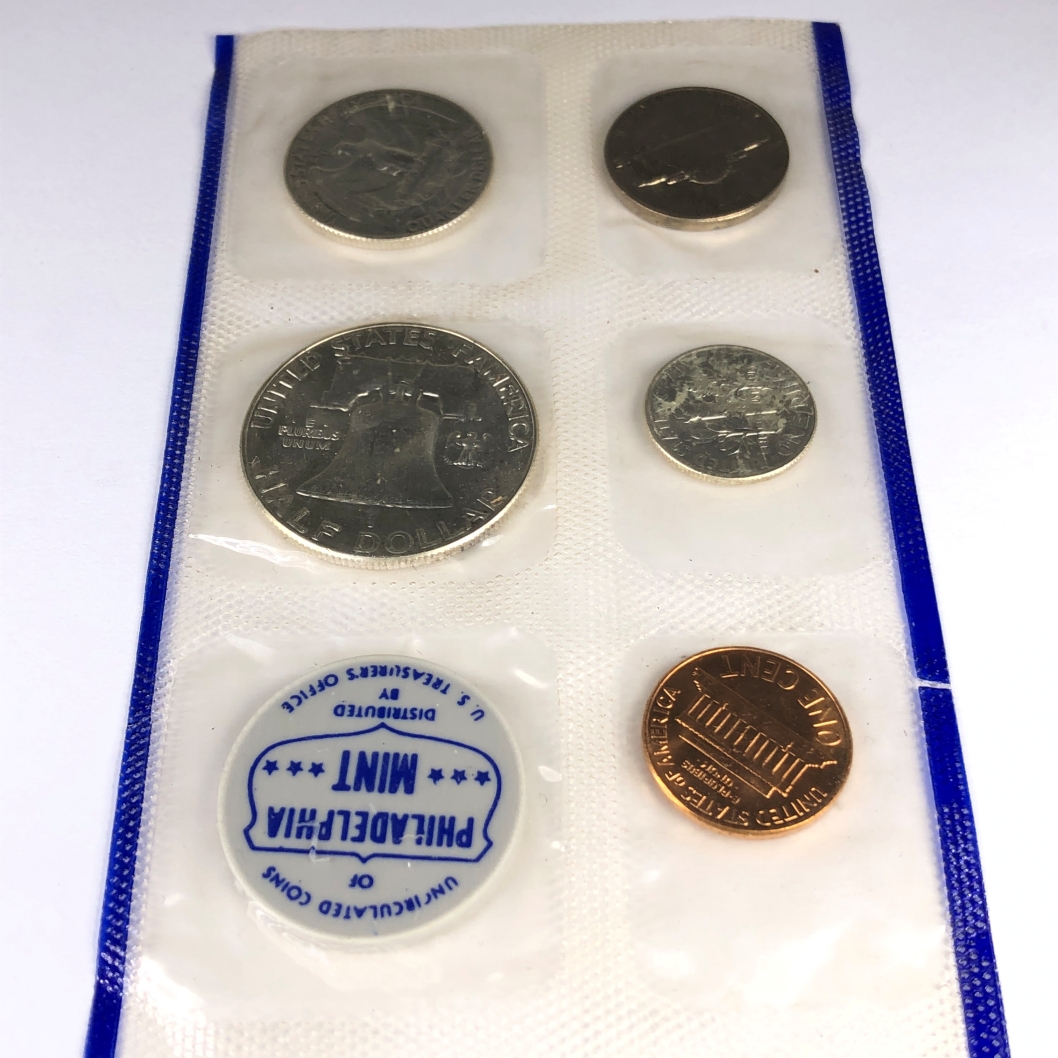 Sealed over 60 years! 1961 SILVER Uncirculated Coin Set from ...