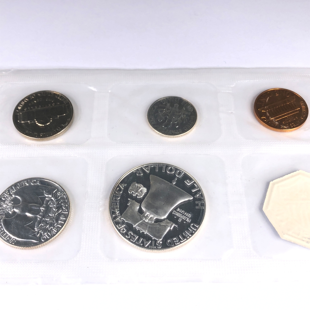 Sealed over 60 years! 1962 SILVER PROOF Coin Set from Philadelphia Mint ...