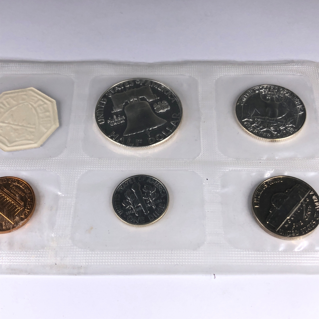 Sealed over 60 years! 1962 SILVER PROOF Coin Set from Philadelphia Mint ...