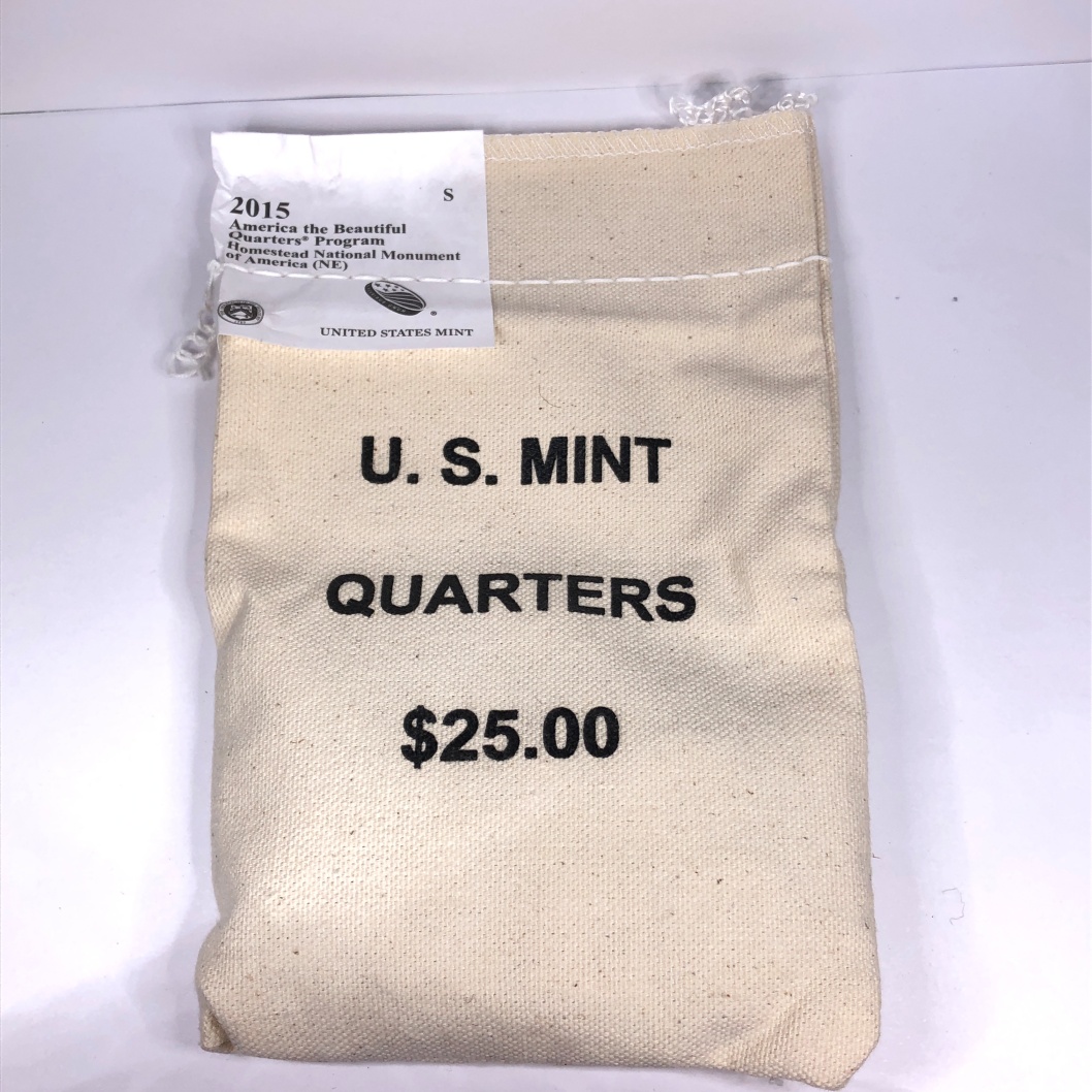 SEALED SEWN $25 US Mint Bag 2015-S America the Beautiful Homestead ...