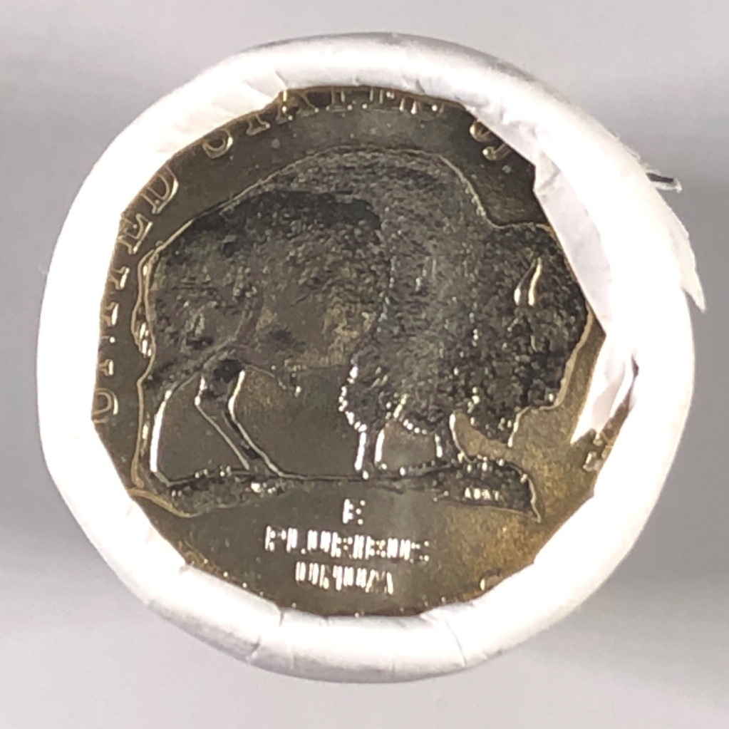 SEALED/UNOPENED $1 Roll of 2005-D American Bison Jefferson ...