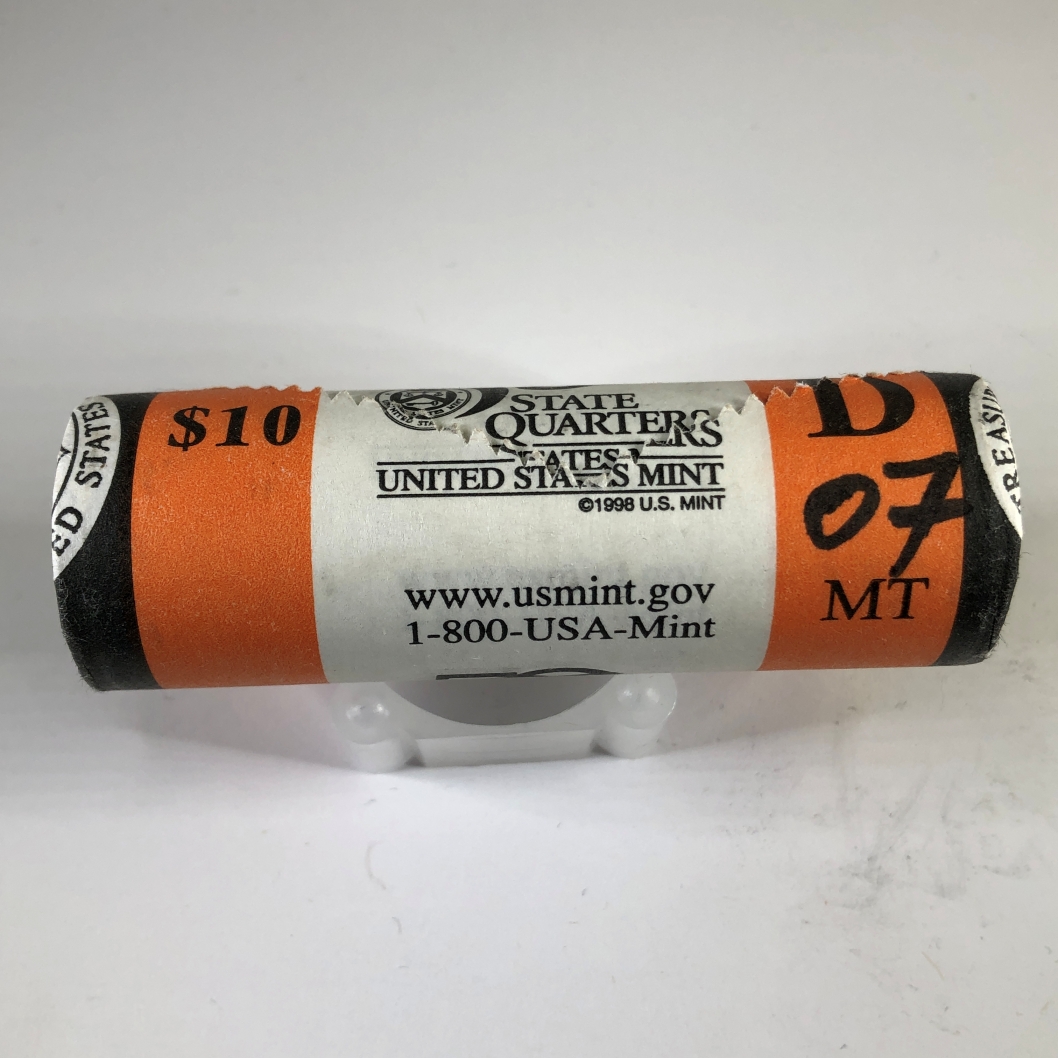 SEALED/UNOPENED $10 US Mint Roll of 2007-D Montana State Commemorative ...