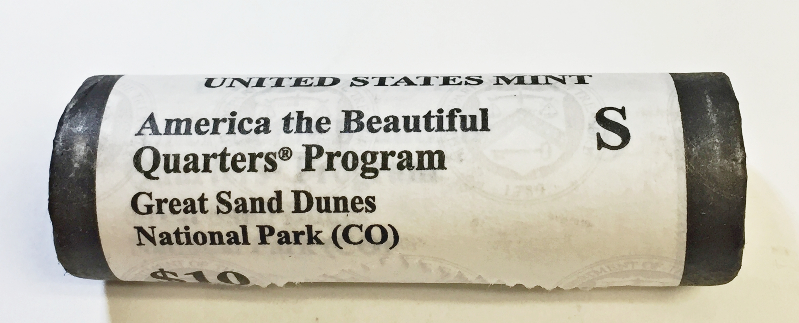SEALED/UNOPENED $10 US Mint Roll of 2014-S America the Beautiful Great ...