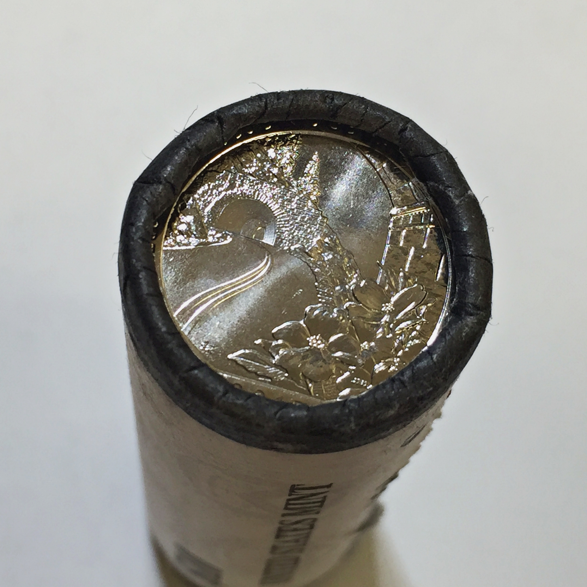 SEALED/UNOPENED $10 US Mint Roll of 2015-S America the Beautiful Blue ...