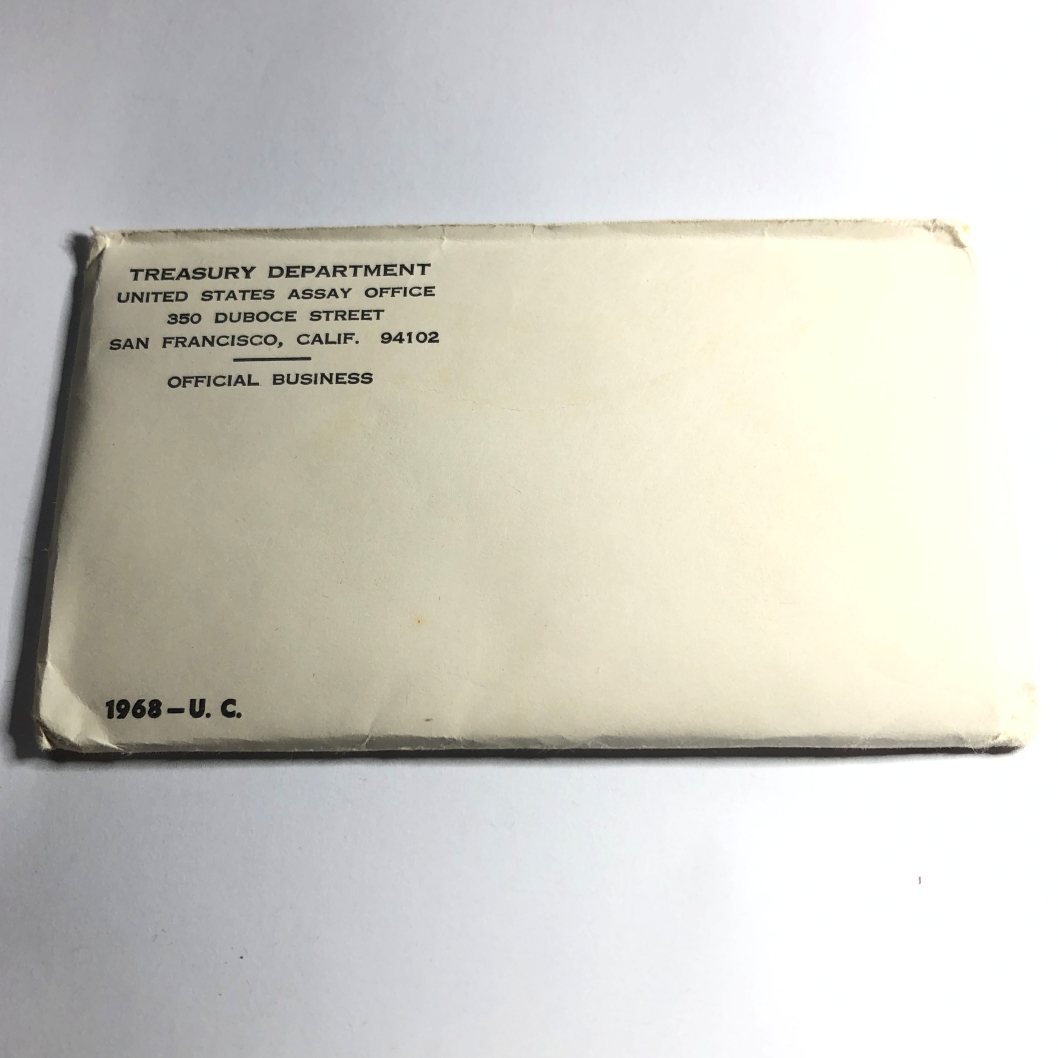 SEALED/UNOPENED 1968 United States Mint Set*Silver Kennedy Half Could ...