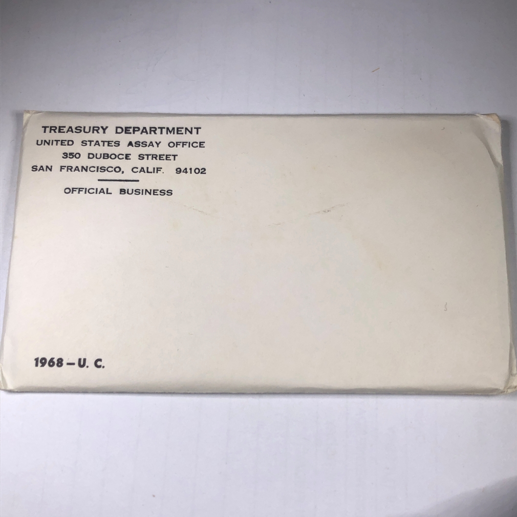SEALED/UNOPENED 1968 United States Mint Uncirculated Coin Set*Kennedy ...
