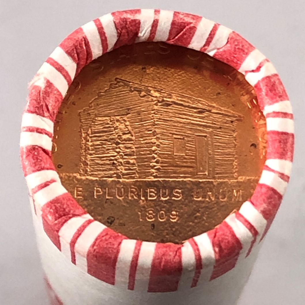 SEALED/UNOPENED 50c Bank Roll of 2009-? Lincoln Head Log Cabin ...